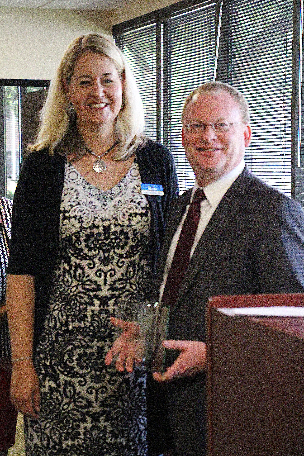 Head receives "Champion for Children" award