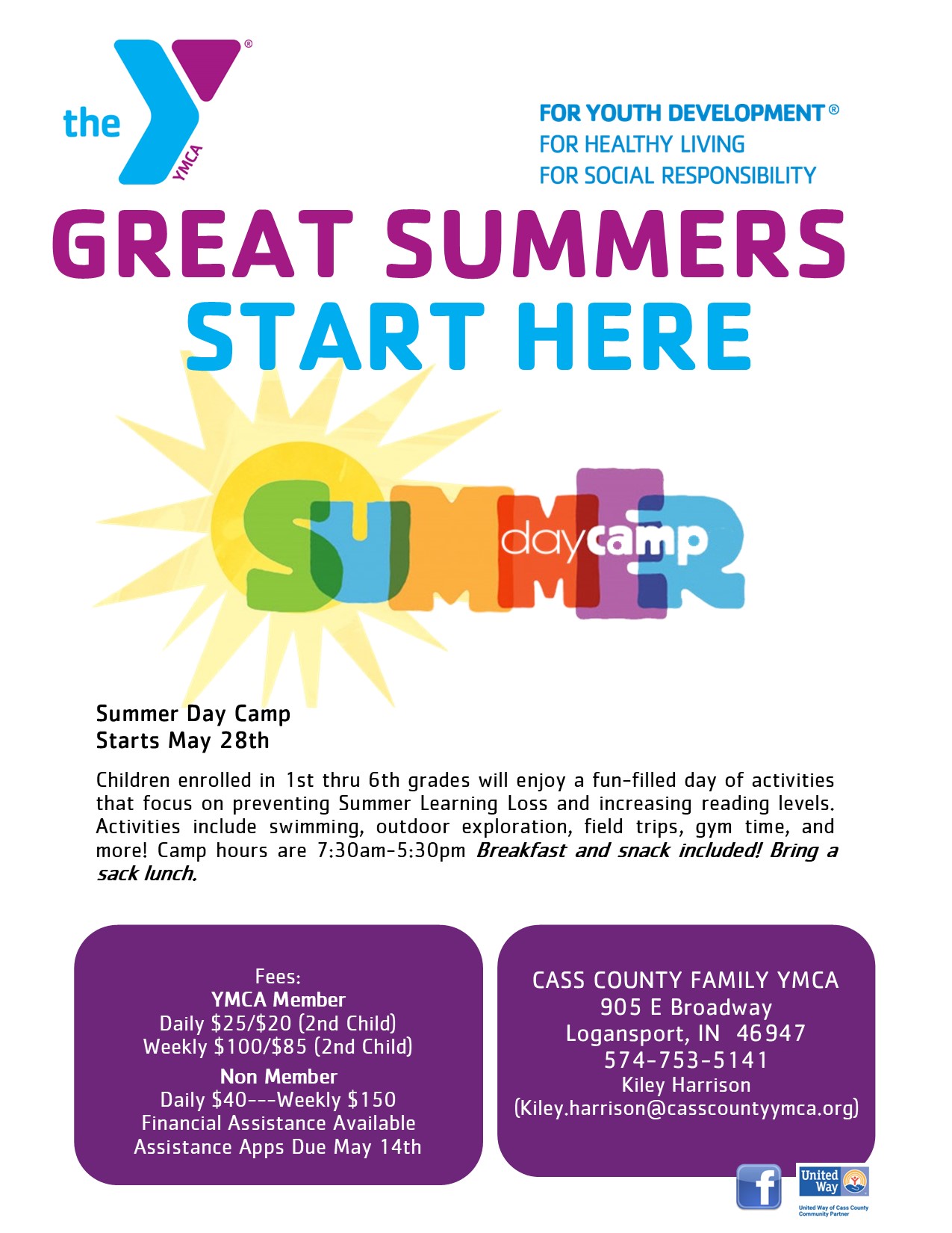 Upcoming Youth Sports, Programs and Activities in Cass County, Indiana · Cass County Online